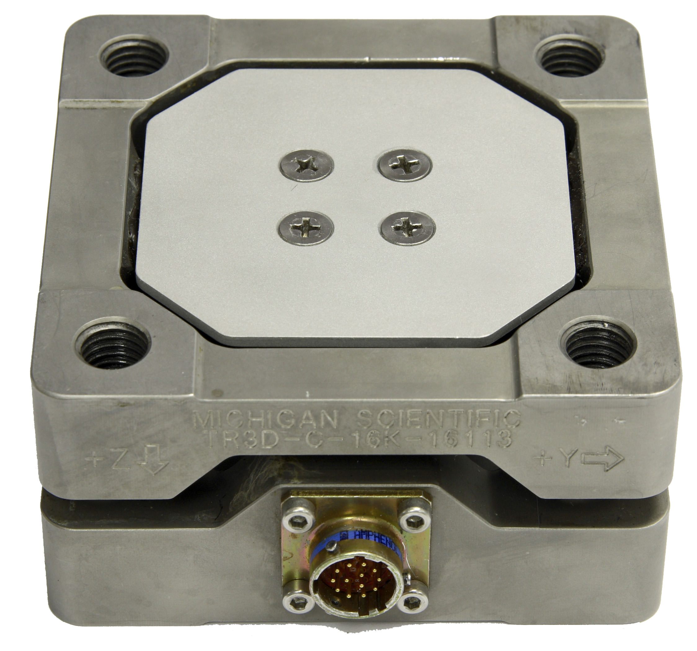 Model TR3D-C-* Square Three Axis Load Cell • Michigan Scientific ...